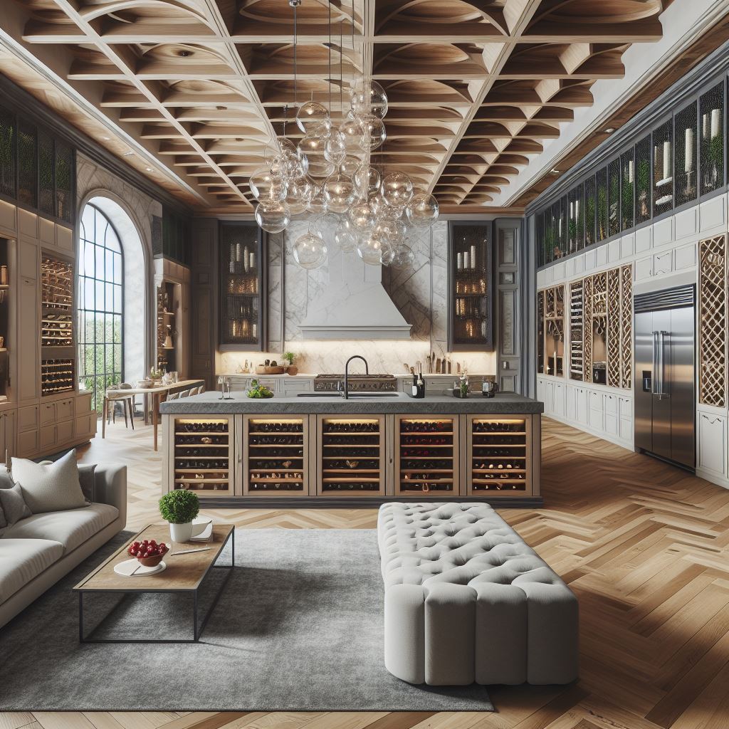 Kitchen Wine Fridge Design Ideas